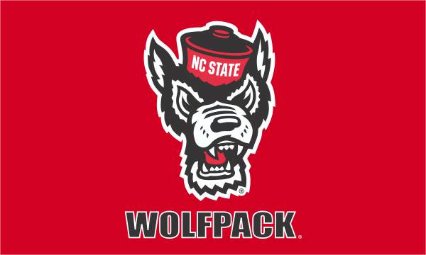 North Carolina State University - Wolfpack Head 3x5 Flag – A to Z Flags ...