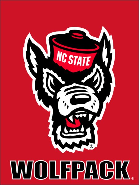 North Carolina State University - Wolfpack Red House Flag – A to Z ...
