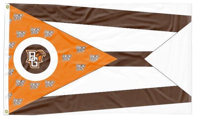 Bowling Green State University - Falcons Flag of Ohio Style 3x5 Flag ...