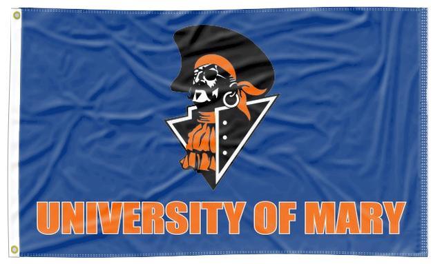 University of Mary - Marauders Blue 3x5 Flag – A to Z Flags, LLC