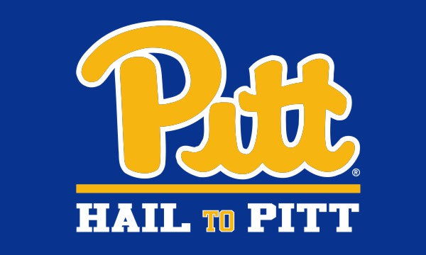 University of Pittsburgh - Hail To Pitt 3x5 Flag – A to Z Flags, LLC