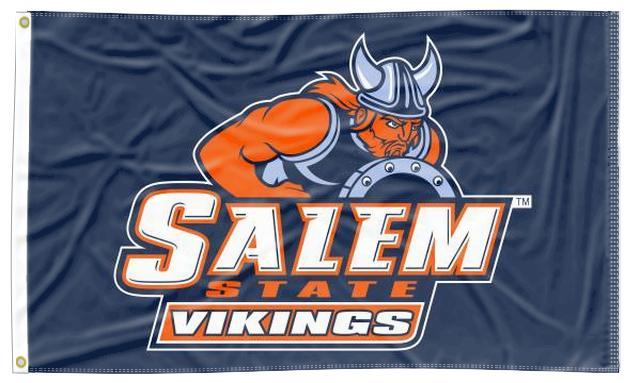 Salem State University - Vikings Black 3x5 Flag – A to Z Flags, LLC
