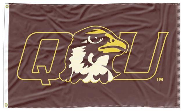 Quincy University - Hawks Brown 3x5 Flag – A to Z Flags, LLC