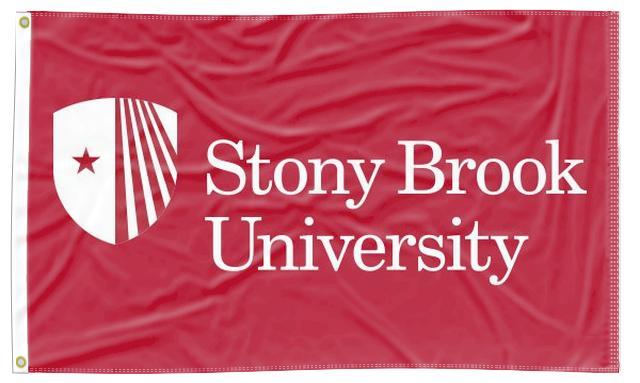 Stony Brook University - Seawolves Red 3x5 Flag – A to Z Flags, LLC