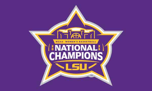 March Madness - LSU Women's Basketball National Champions 3x5 Flag – A ...