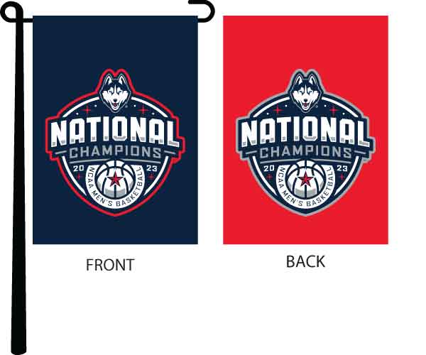 March Madness - UCONN Men's Basketball National Champions Garden Flag ...